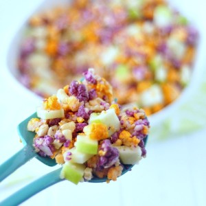 Cauliflower Cashew Confetti Salad