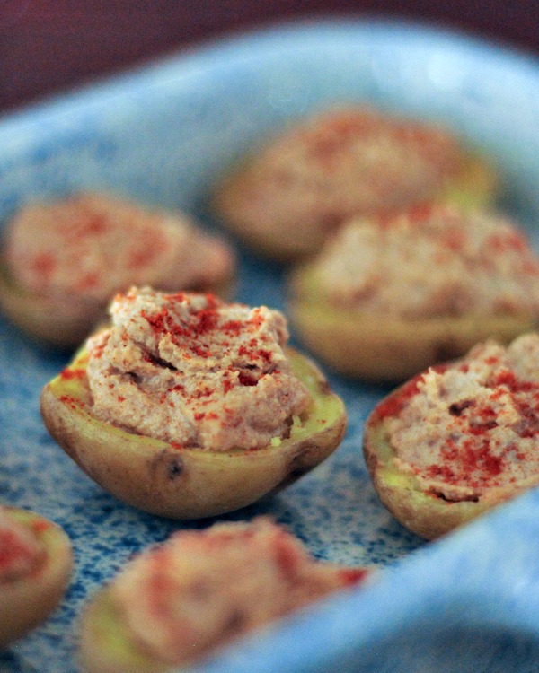 Smoky Deviled Potato Bites - spabettie