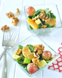 Winter Waldorf Salad with Walnut Mustard Dressing - spabettie
