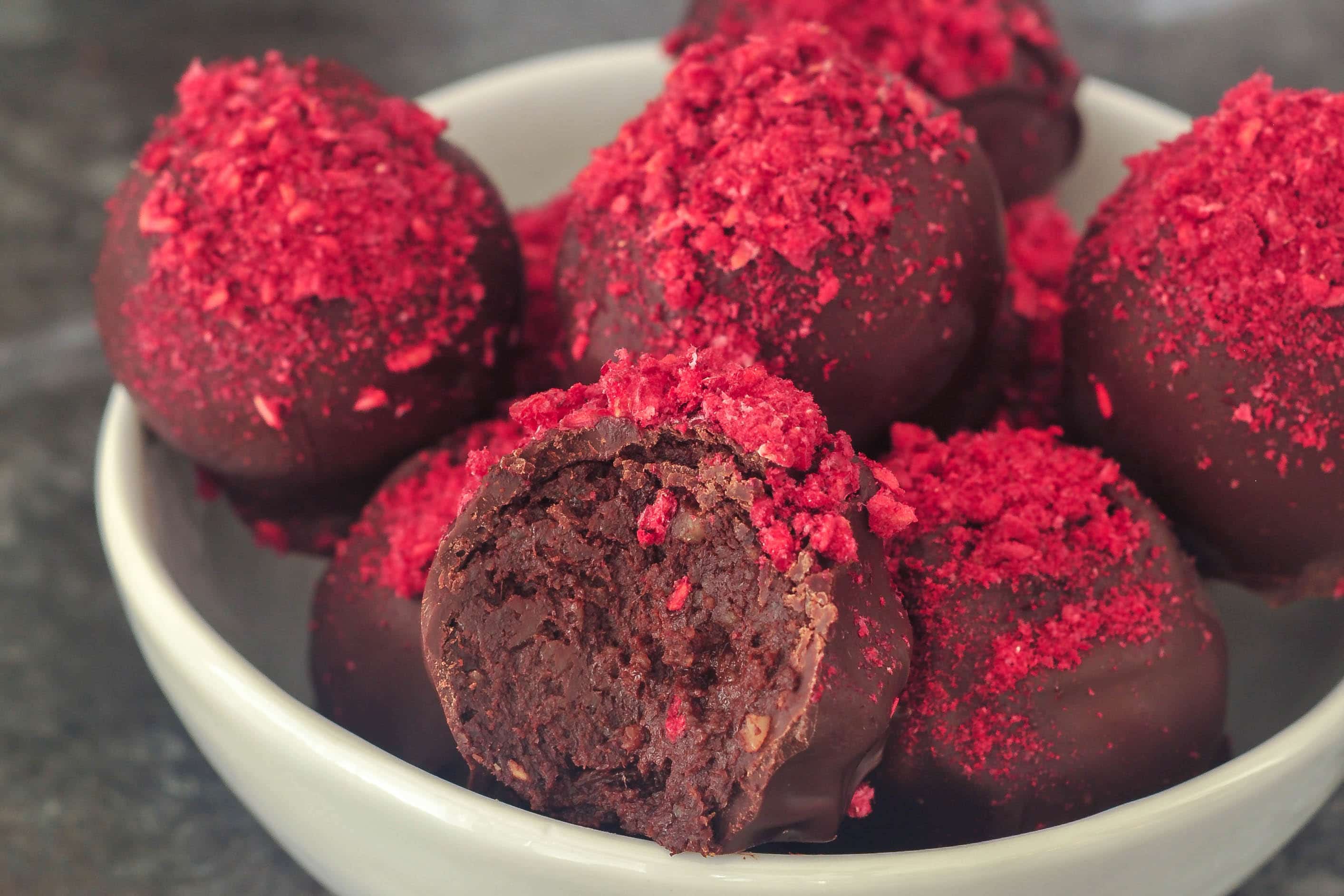 Raspberry Chocolate Truffles