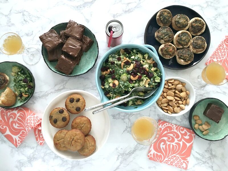Lemony Brussels and Kale Chiffonade Salad
