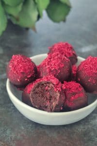 Raspberry Chocolate Truffles