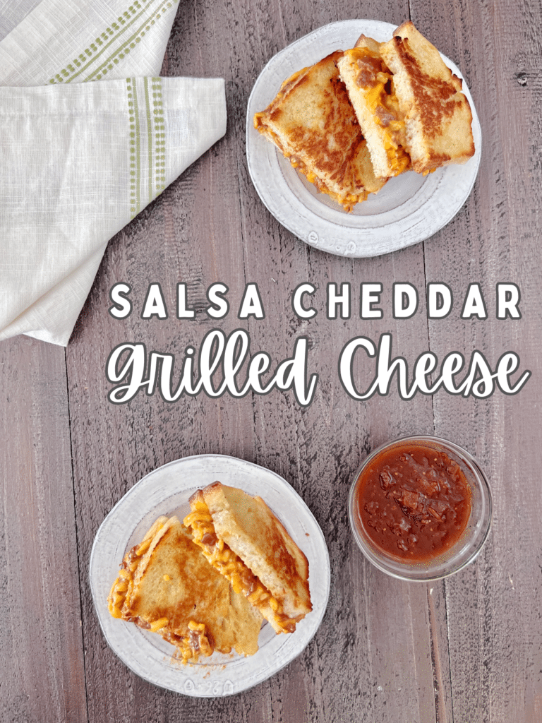 Salsa Cheddar Grilled Cheese