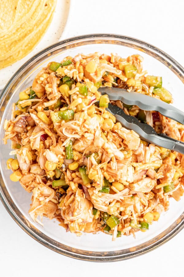 BBQ Jackfruit Taquitos with Cucumber Ranch Dressing