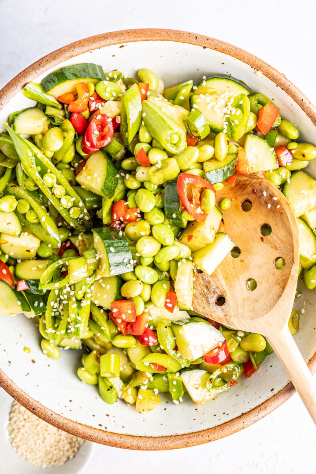 Edamame Cucumber Salad