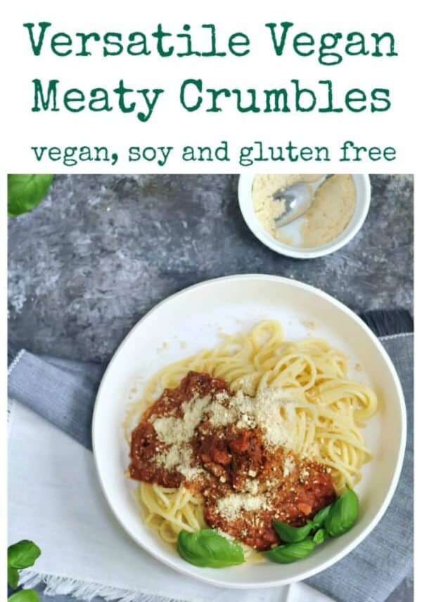 Vegan Meat Crumbles | Soy Free Gluten Free