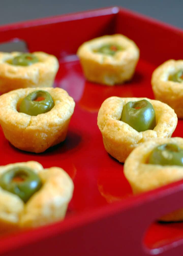 Dairy Free Olive Cheese Bites