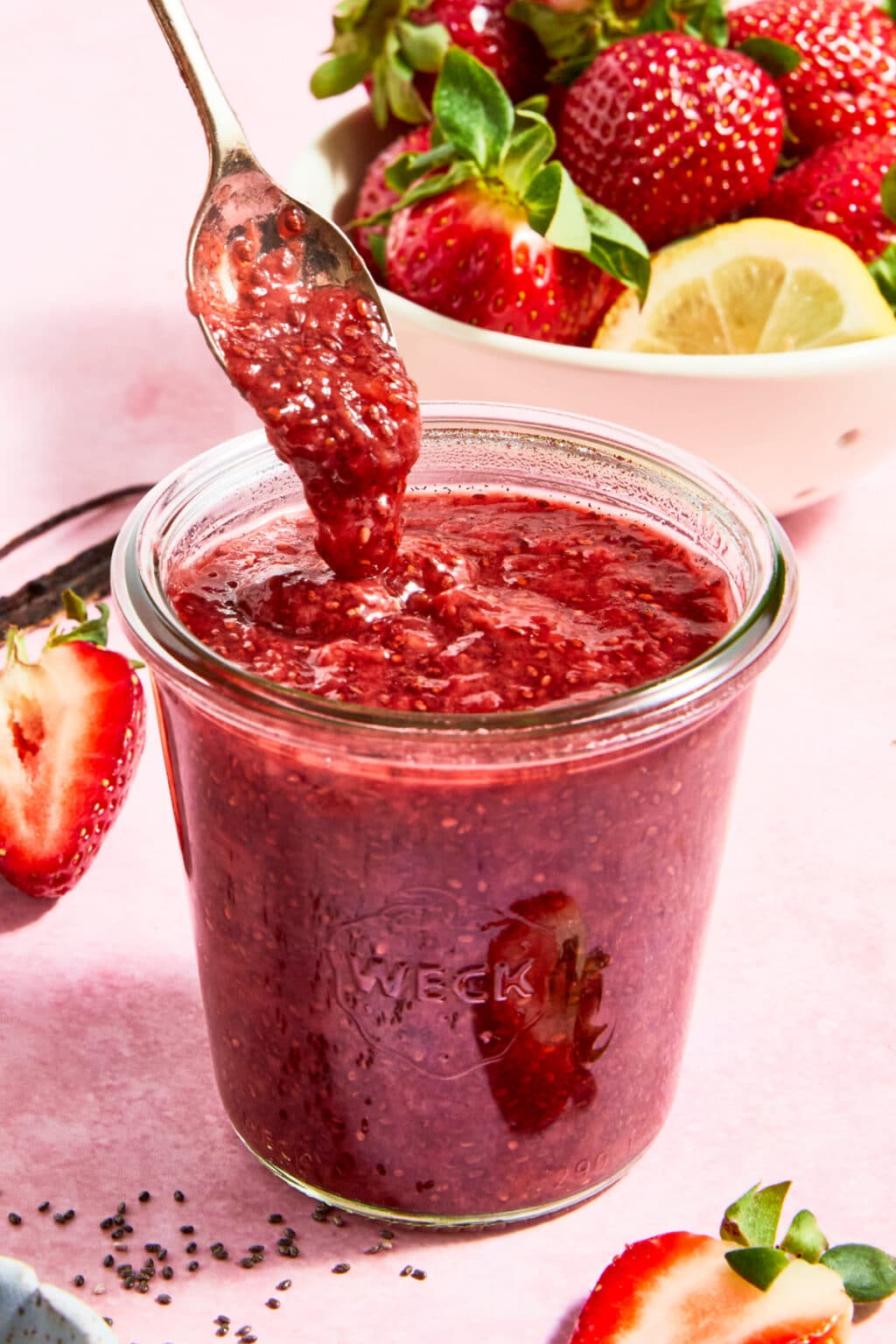 Strawberry Vanilla Chia Jam